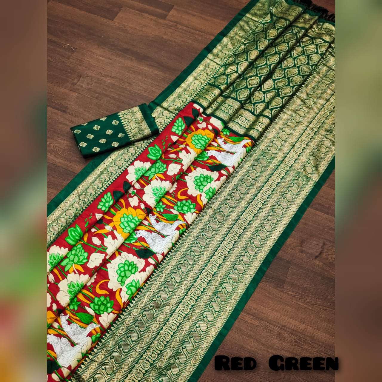 Trisha vol 10 Dola silk with Flower Printed party wear saree collection