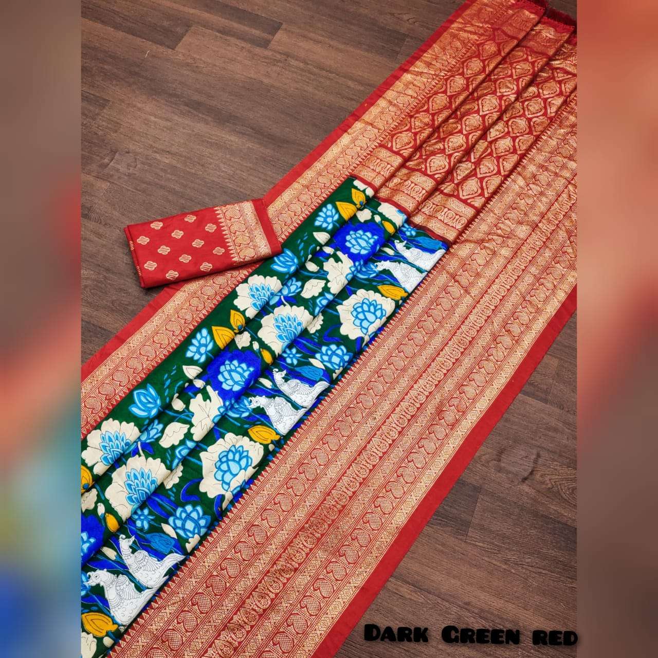 Trisha vol 10 Dola silk with Flower Printed party wear saree collection