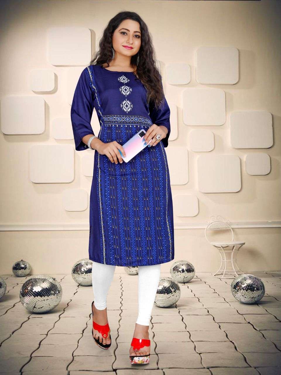 Jenika Vol 1 Crepe with printed regular wear kurti collection