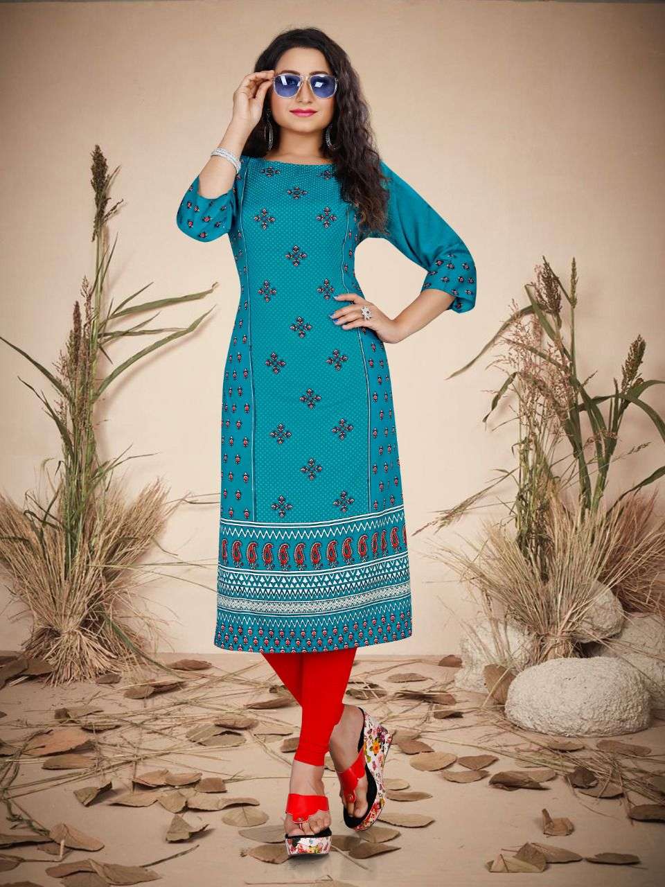 Jenika Vol 1 Crepe with printed regular wear kurti collection