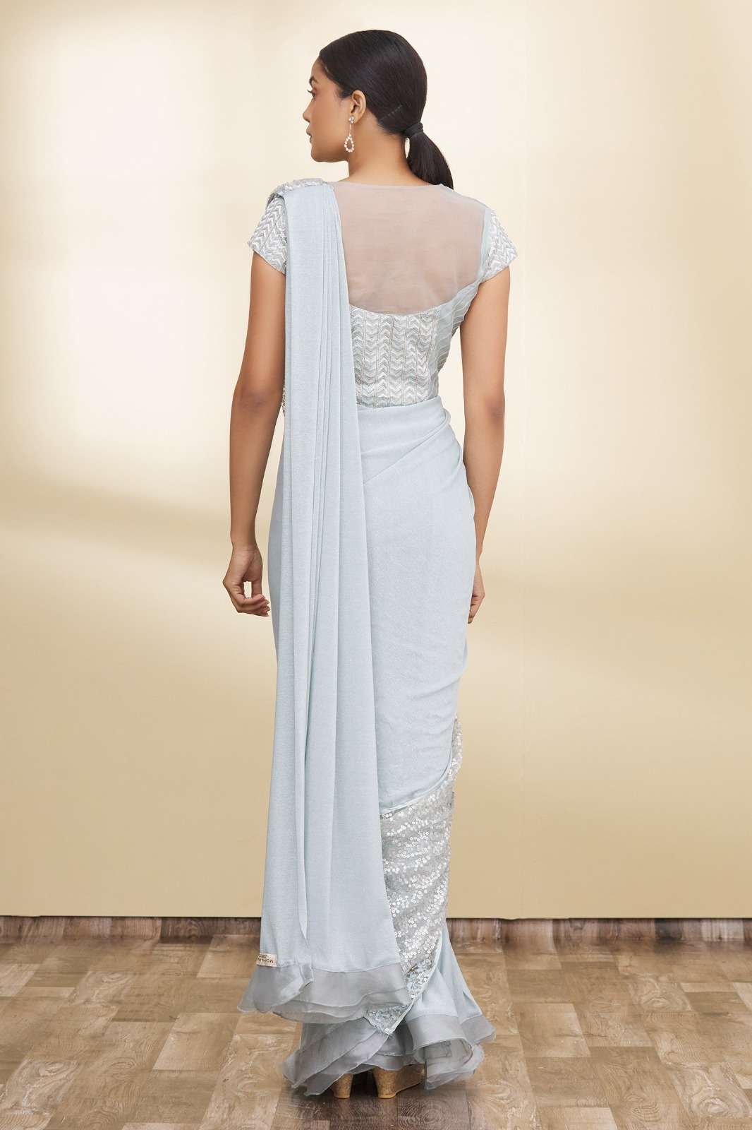 Mahotsav Monmathan 5800 Series Carmella Lycra With party wear saree ...