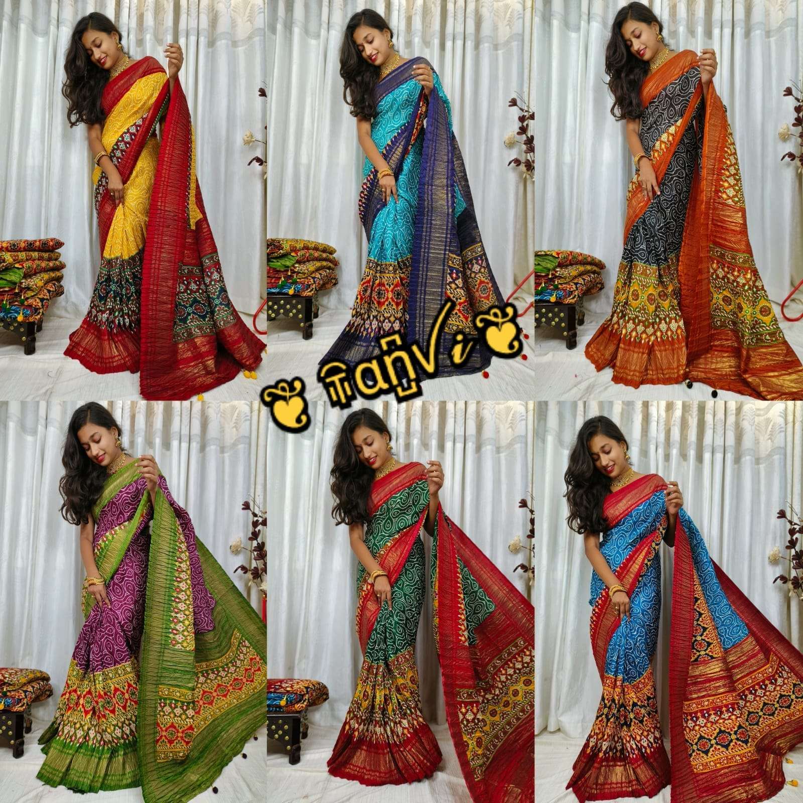 Maya vol 3 Dola silk with Khajuri Crush design saree collection