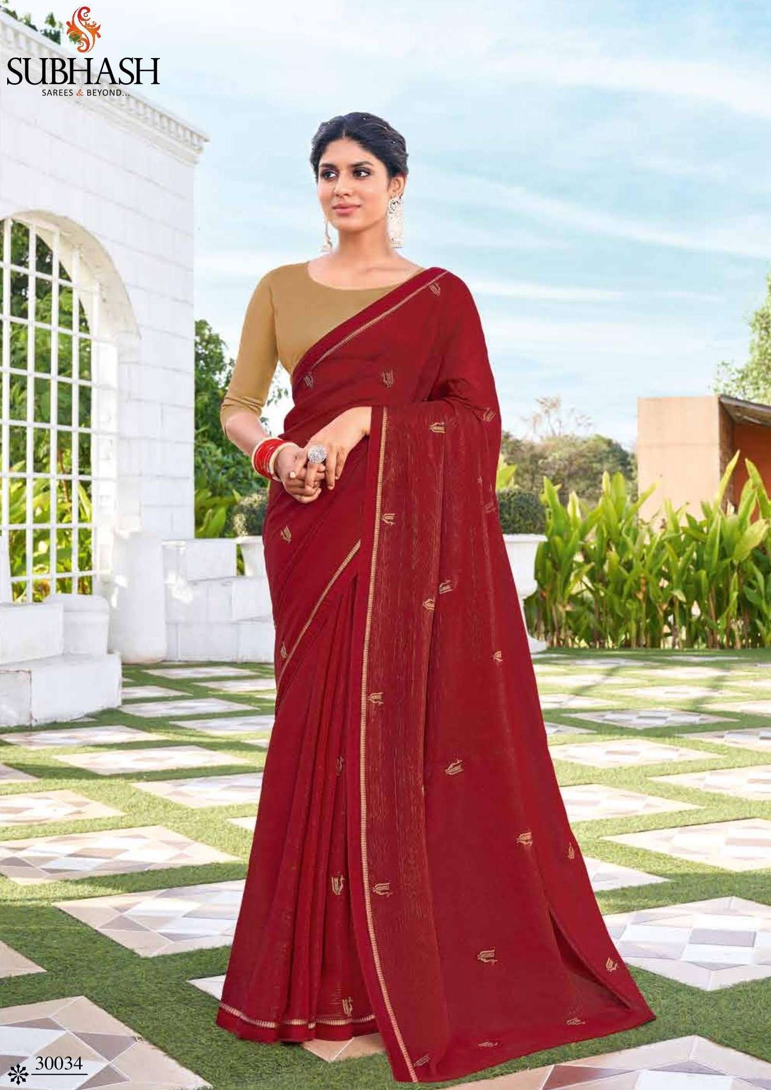 Subhash Aahira vol 3 Chiffon with fancy Look saree collection