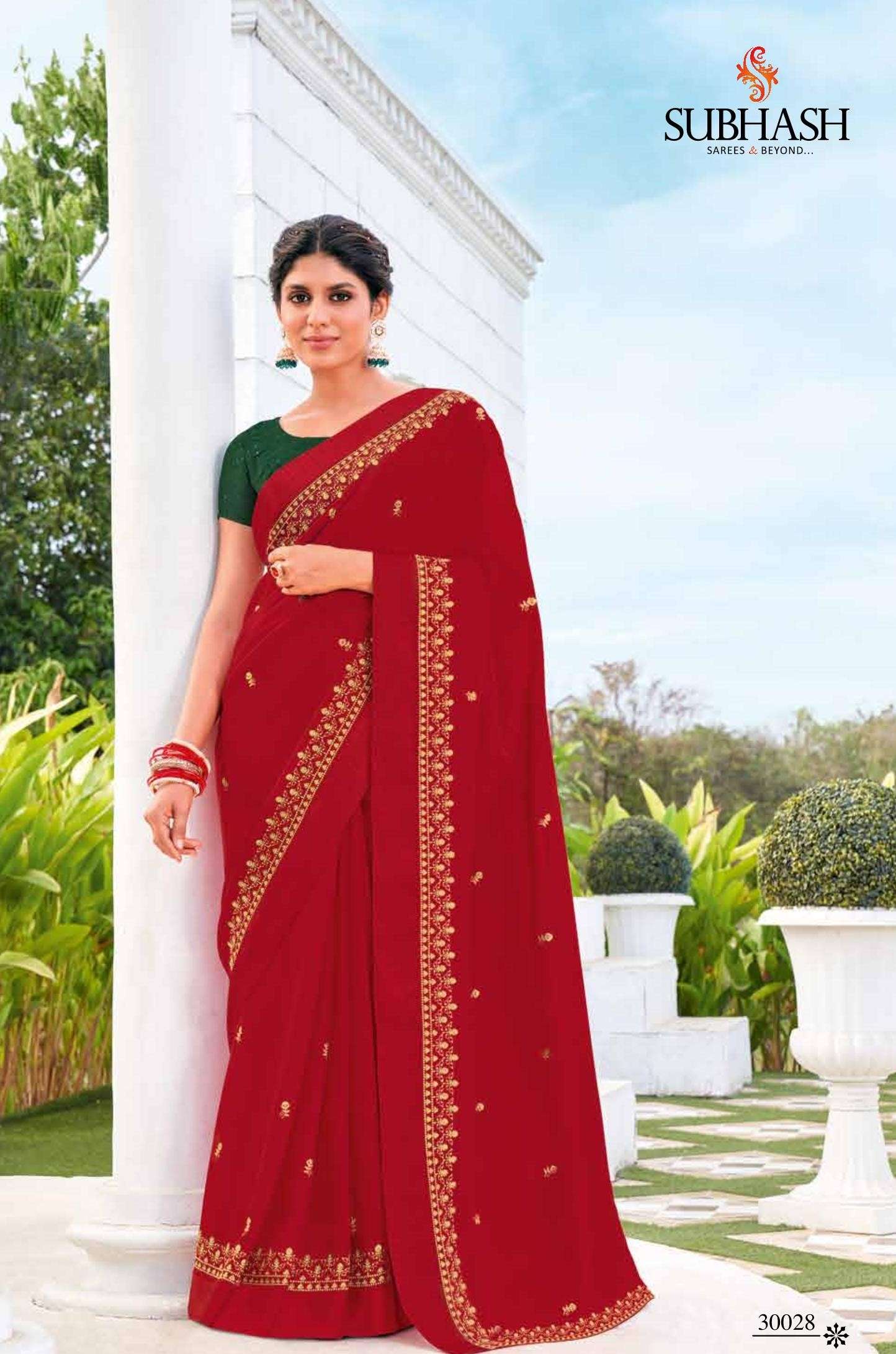 Subhash Aahira vol 3 Chiffon with fancy Look saree collection