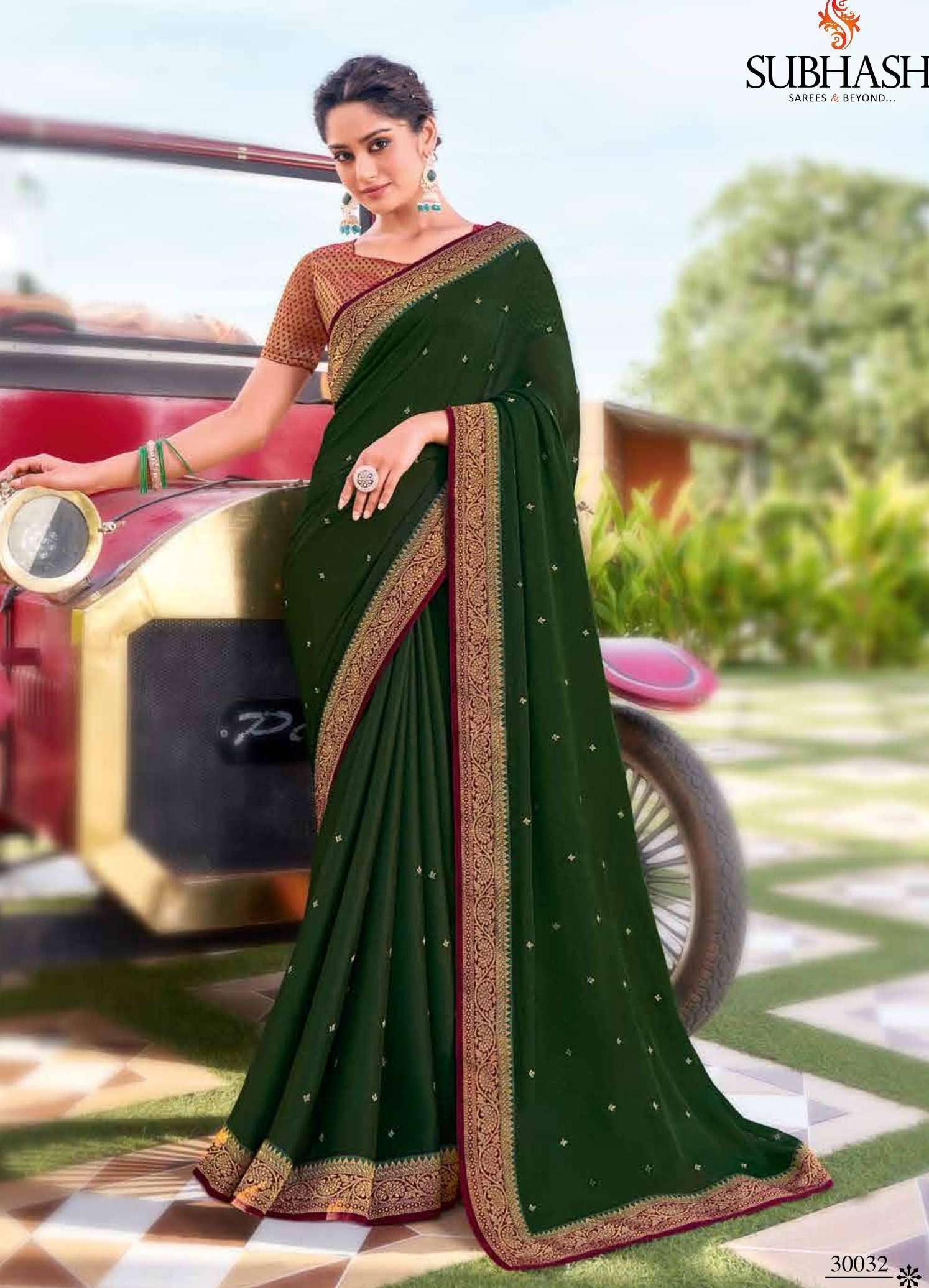 Subhash Aahira vol 3 Chiffon with fancy Look saree collection