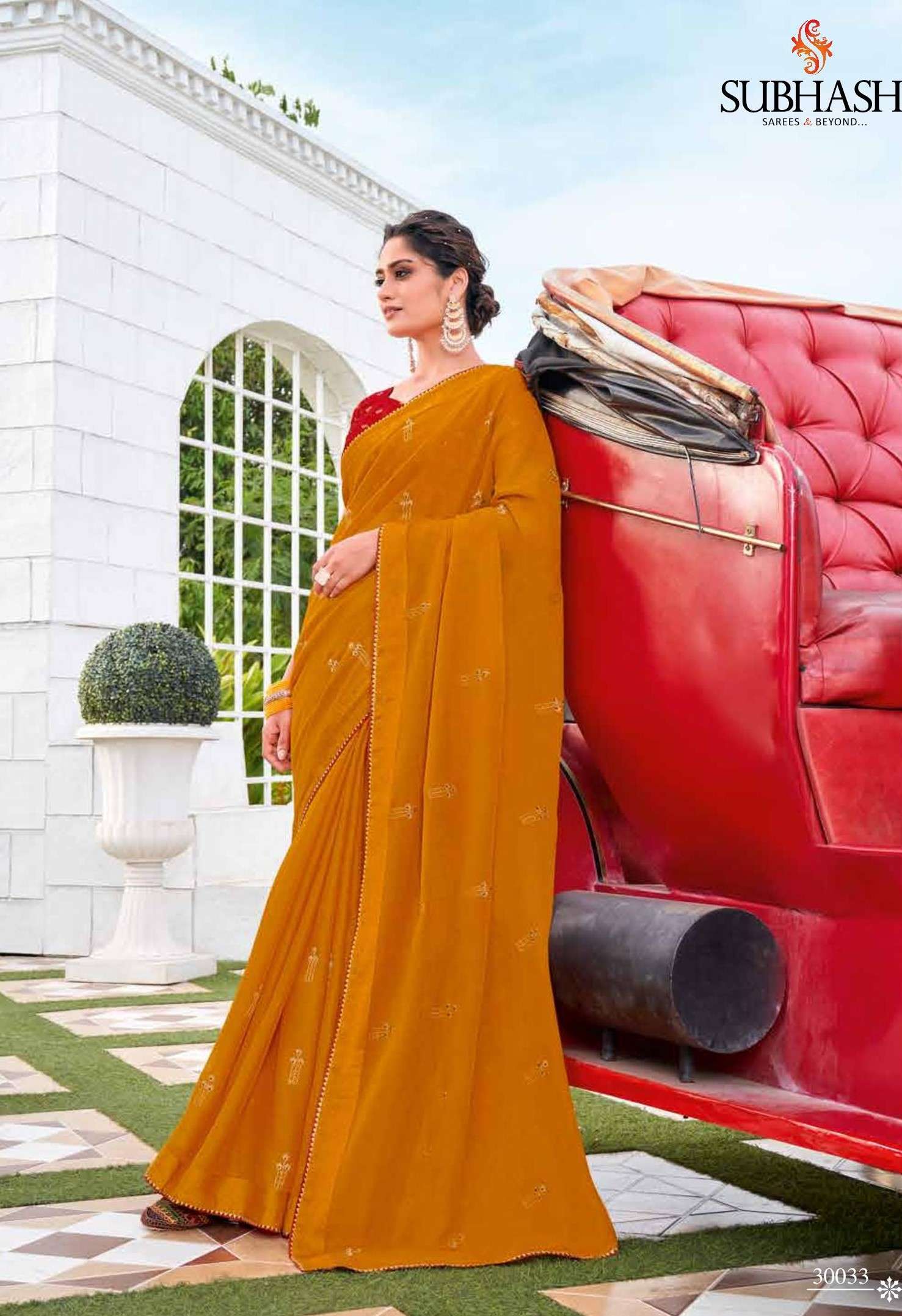 Subhash Aahira vol 3 Chiffon with fancy Look saree collection