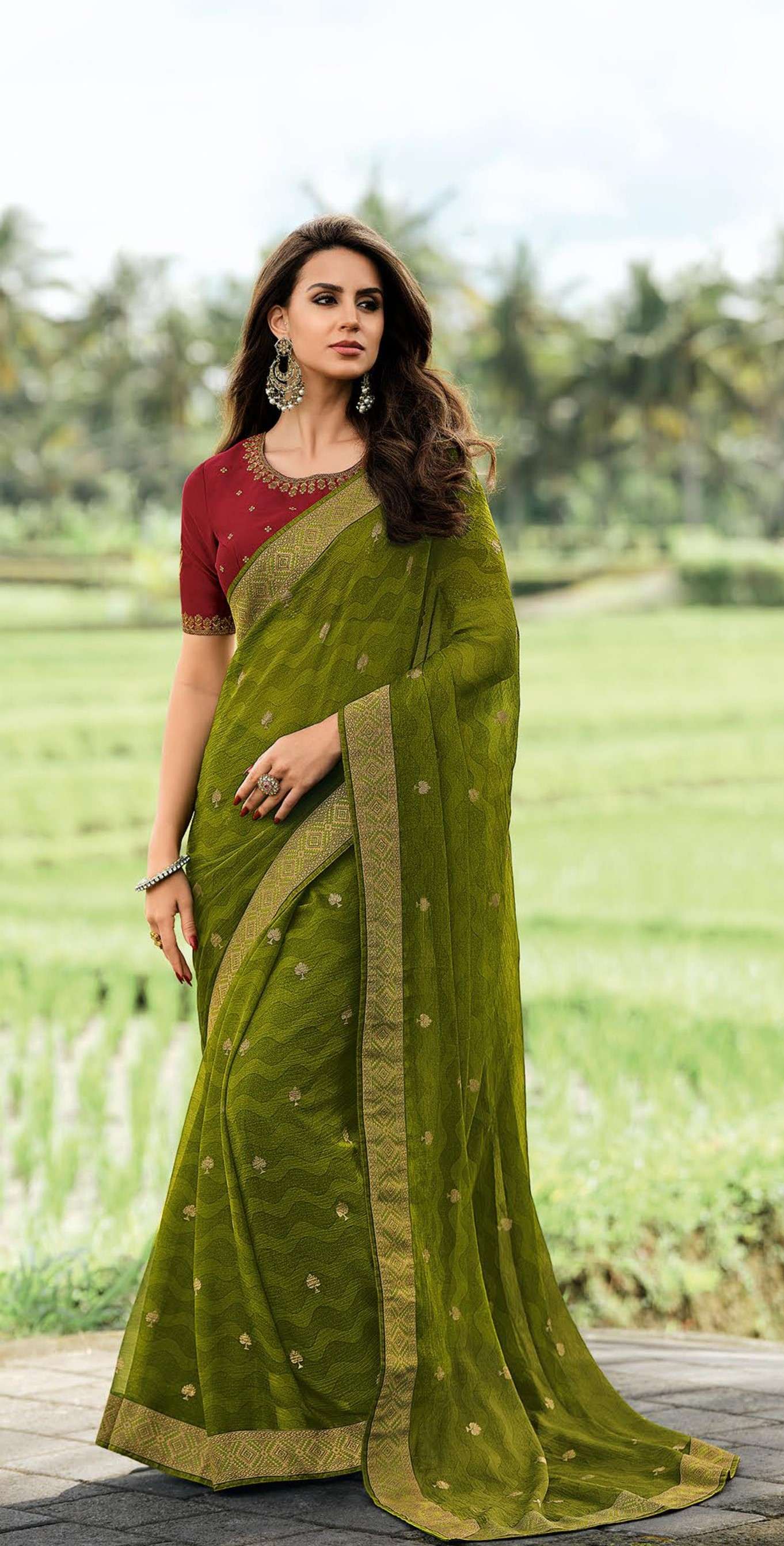 Subhash Sarees Sarbani vol 4 Chiffon with Foil Printed fancy saree ...