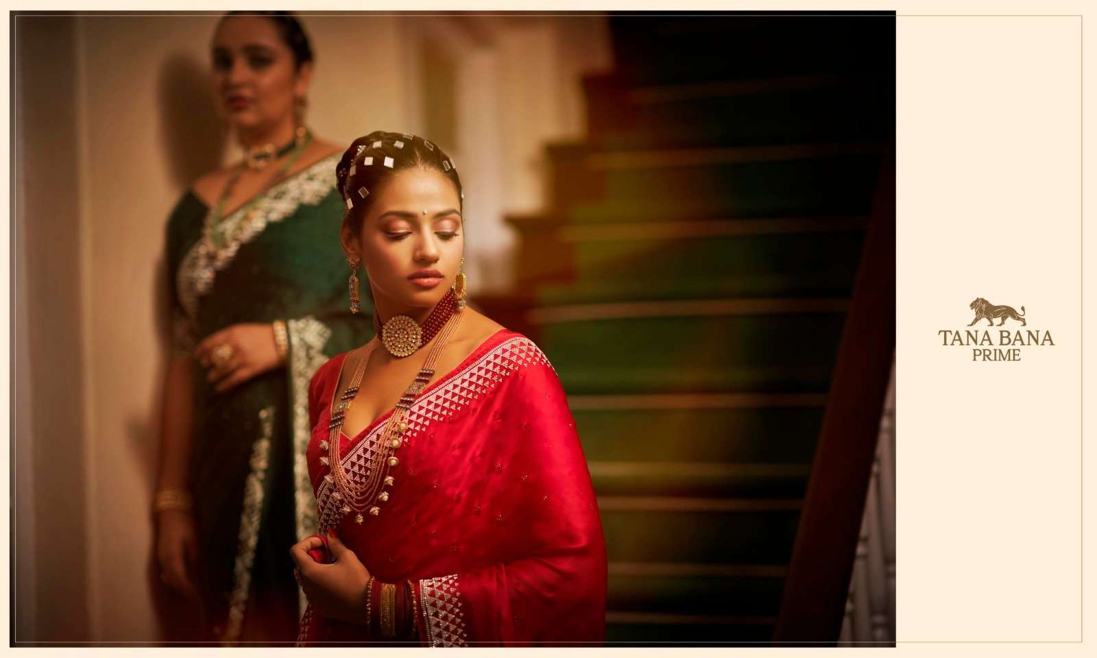 Tana Bana Prime Traditional Function wear designer saree collection