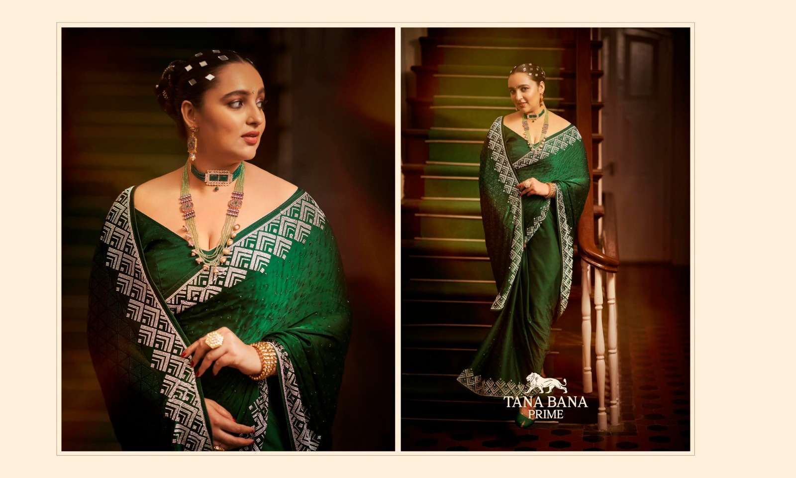 Tana Bana Prime Traditional Function wear designer saree collection