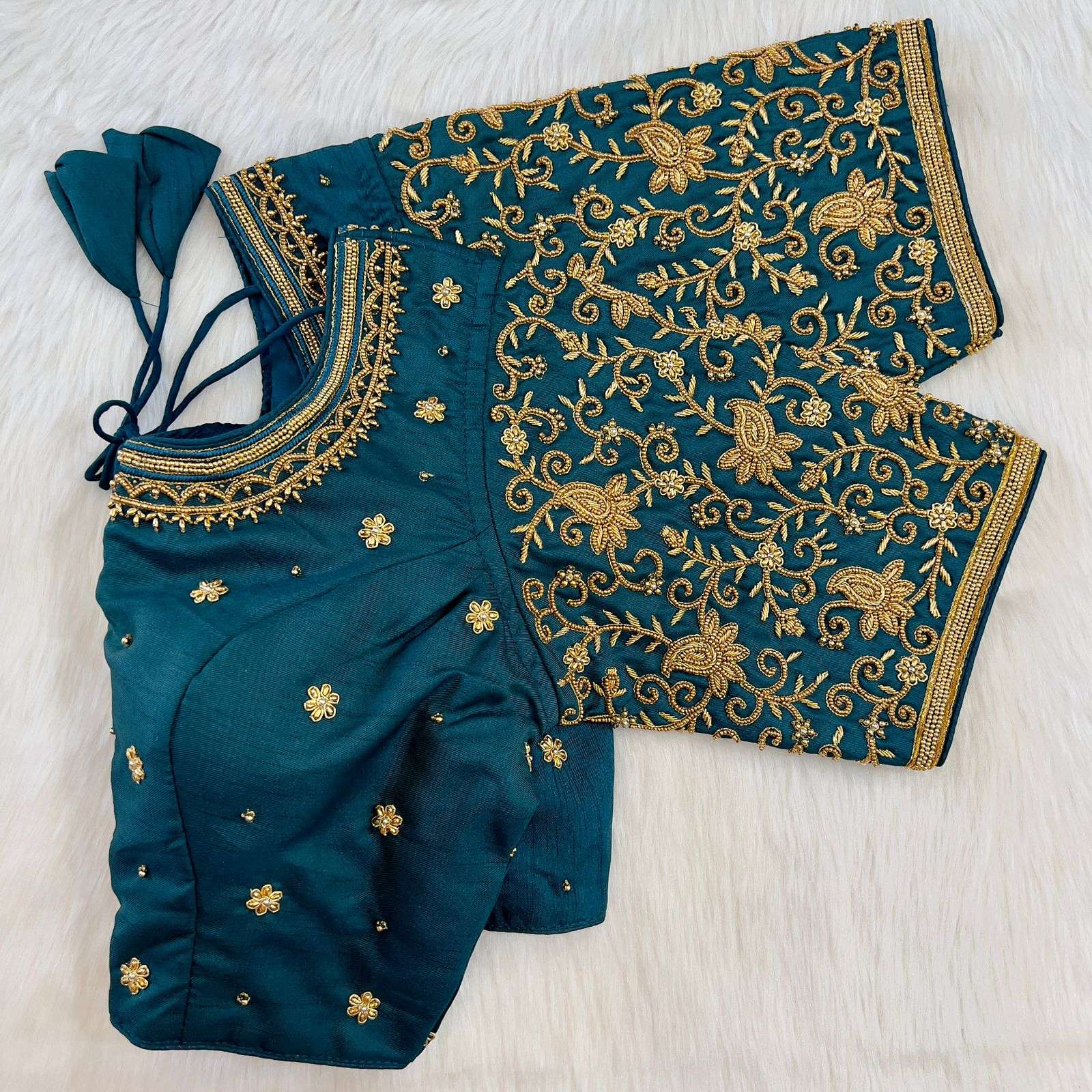 Zardosi Handwork Heavy designer Wedding Special Blouse collection