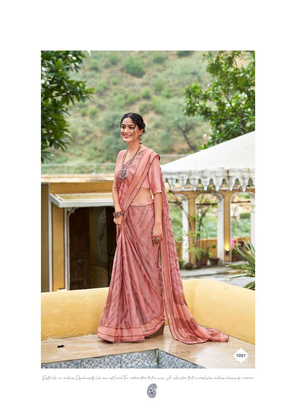 Lt fabrics Kashvi creation Dhwani Brasso with fancy look saree collection