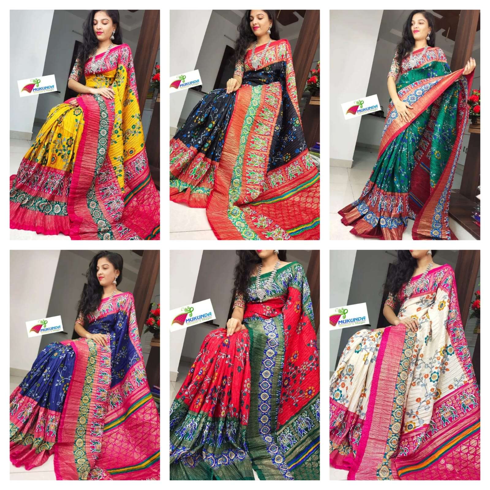 Maya VOl 9 Dola silk With Digital Printed Crush Design Saree collection