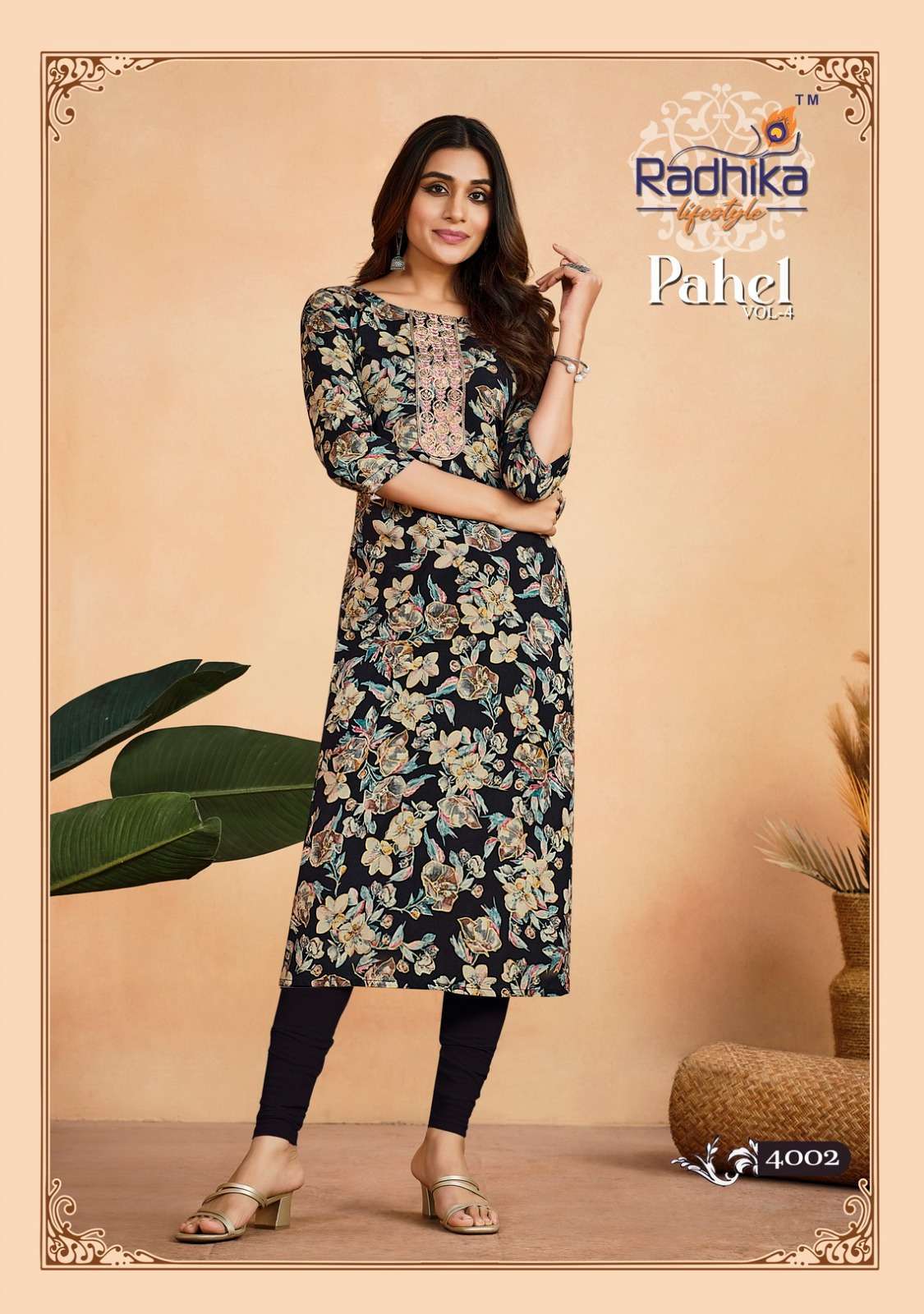 Radhika Fashion Pahel vol 4 Rayon with Printed Readymade Kurti collection