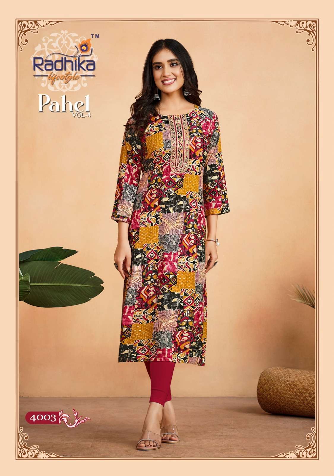 Radhika Fashion Pahel vol 4 Rayon with Printed Readymade Kurti collection