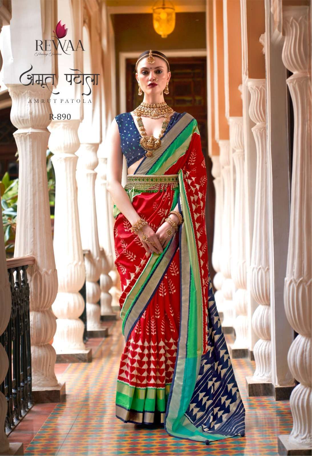 Rewaa fashion AMRUT PATOla Silk with wedding special Collection