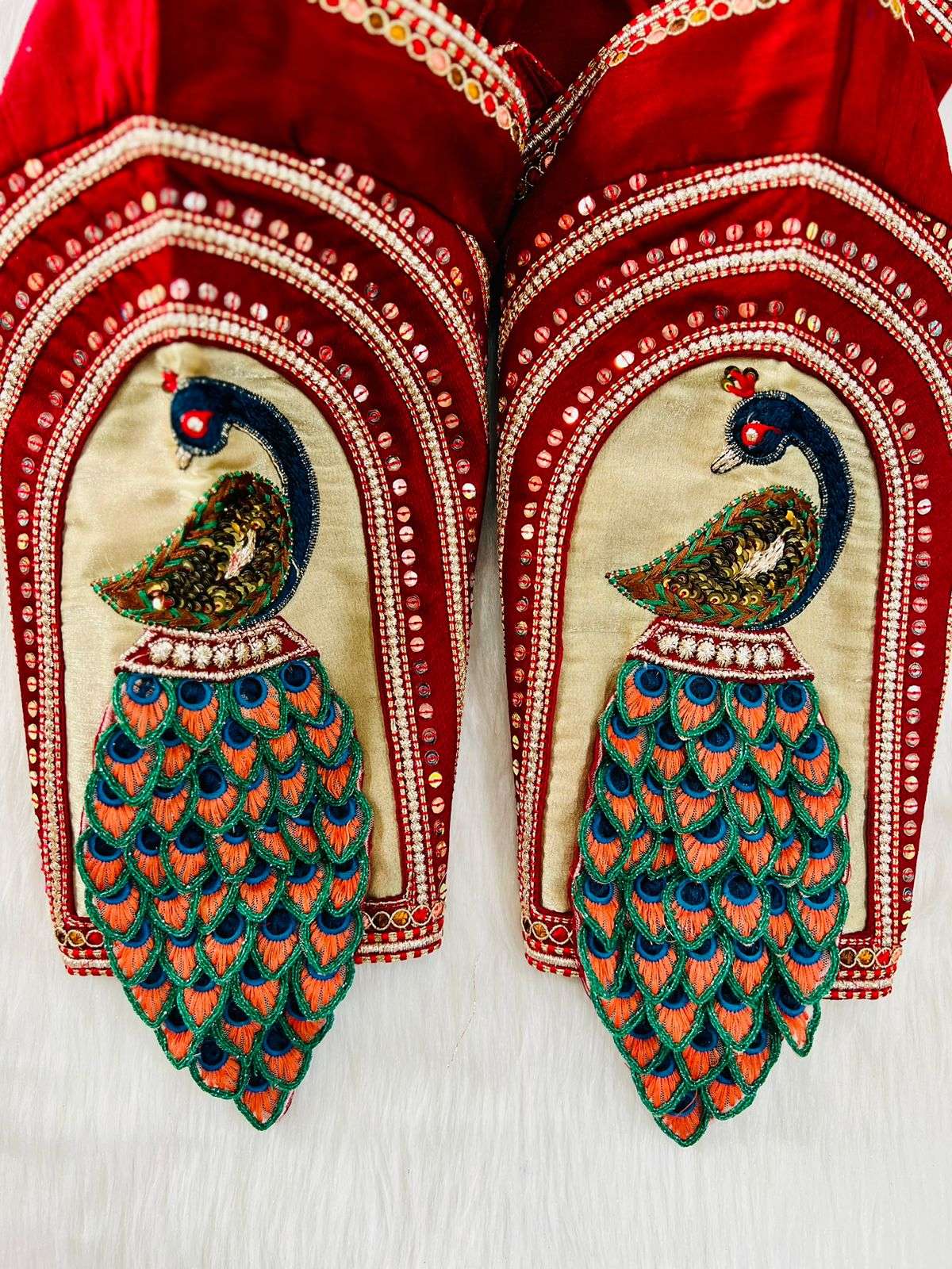 Silk with 3d Peacock Designer Designer blouse collection