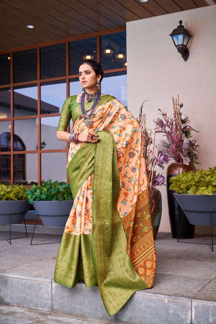 Sr sarees Modi Jacquard Printed function Special saree collection