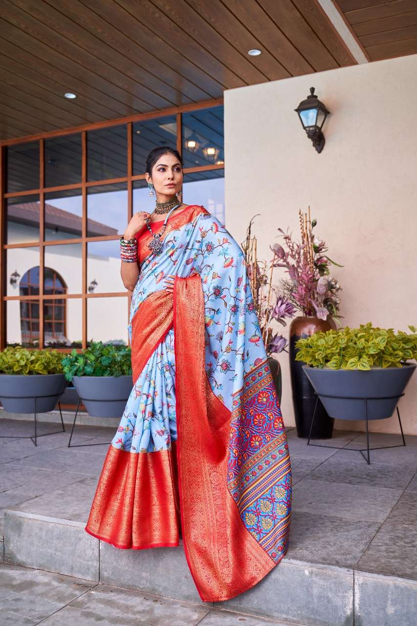 Sr sarees Modi Jacquard Printed function Special saree collection