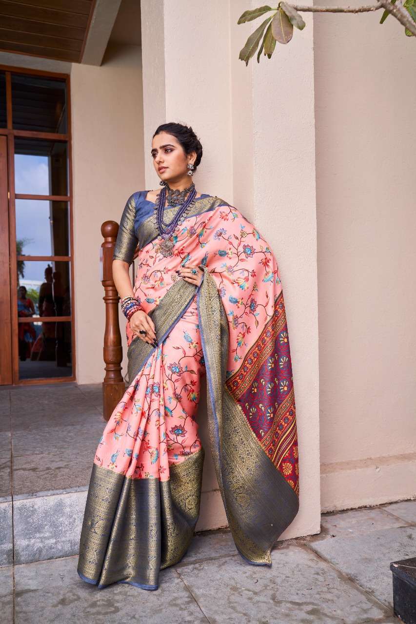 Sr sarees Modi Jacquard Printed function Special saree collection