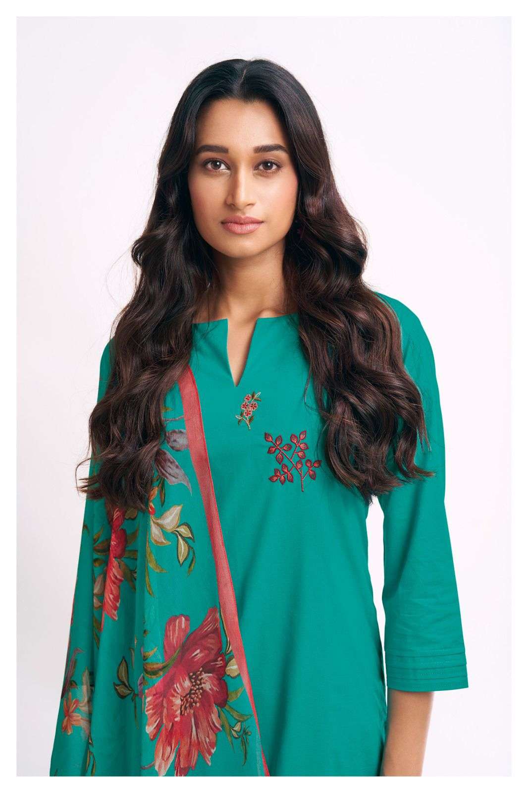 Ganga Fashion WISHI 1934 Cotton Silk with digital Printed Dress ...