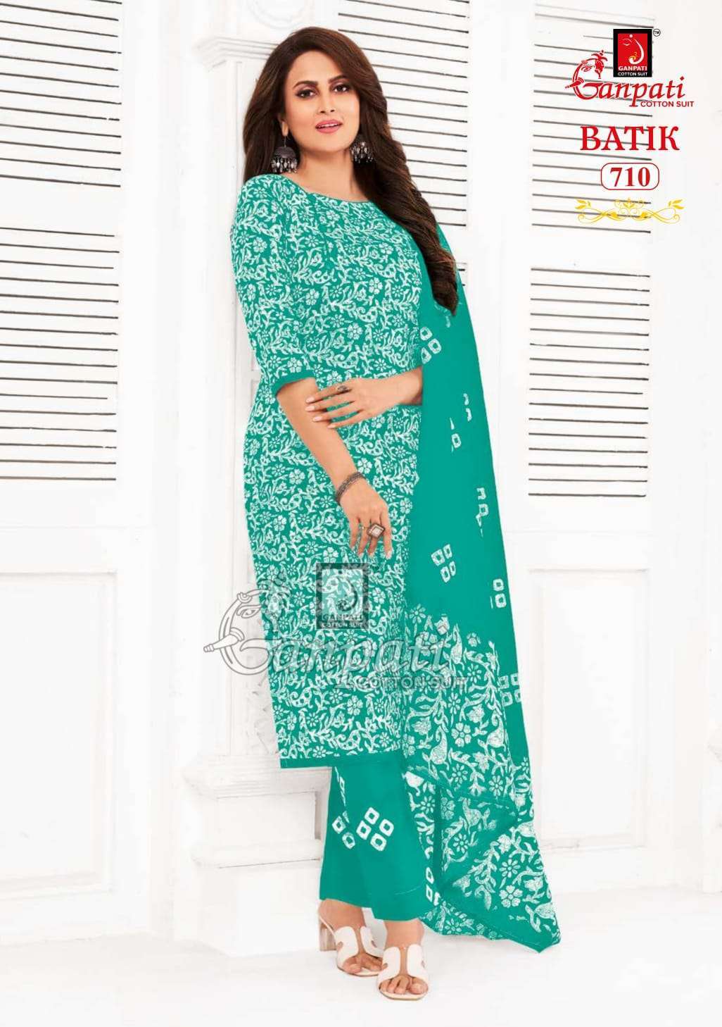 Ganpati Batik Vol 7 Cotton with Batik Printed Readymade suits ...