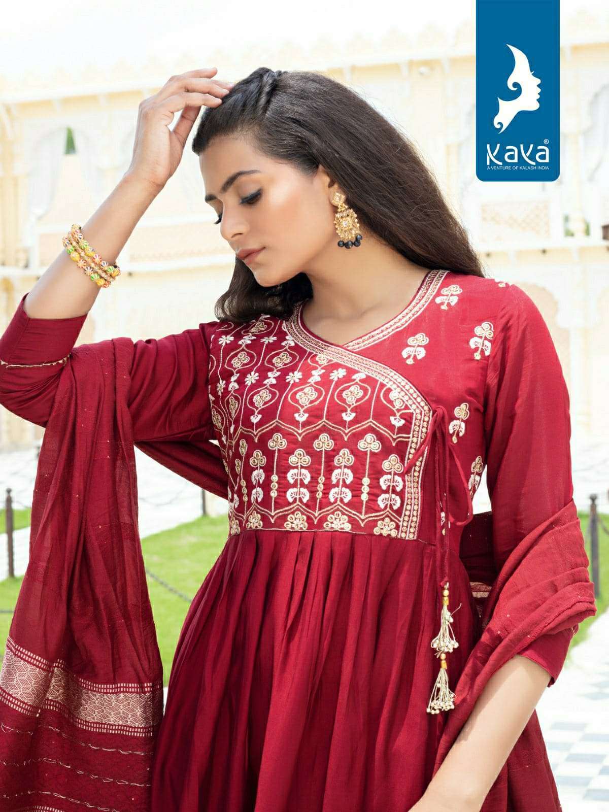 Kaya Creation kediya Roman silk with festival special readymade suits ...