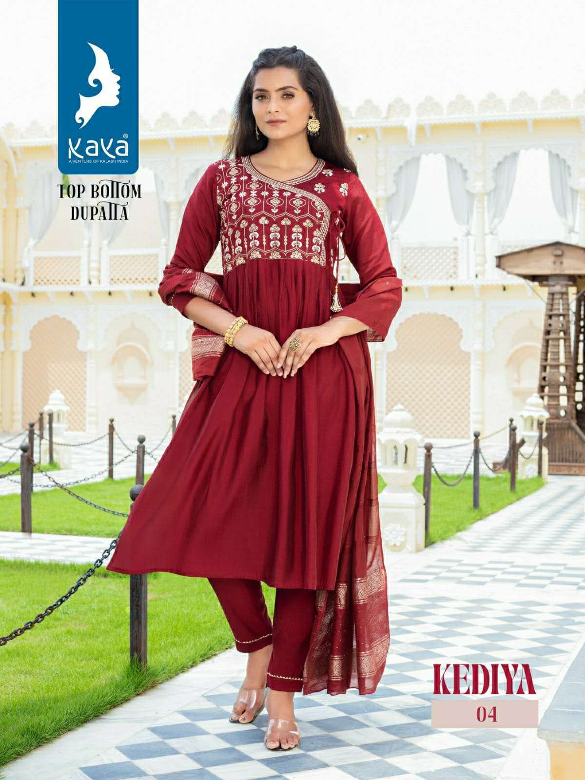 Kaya Creation kediya Roman silk with festival special readymade suits ...