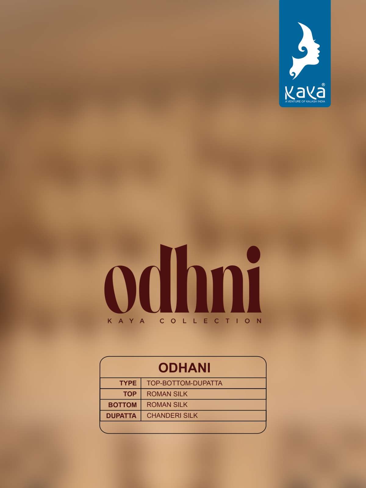 Kaya Kurti Odhani Silk with fancy work readymade suits collection