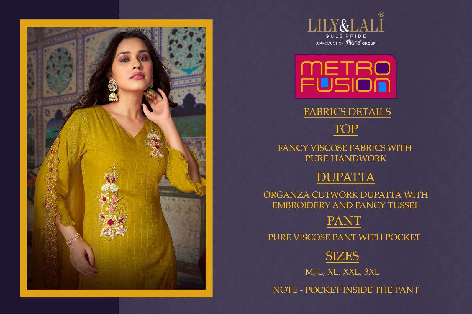 Lily Lali Metro Viscose SIlk with fancy hand work readymade suits ...