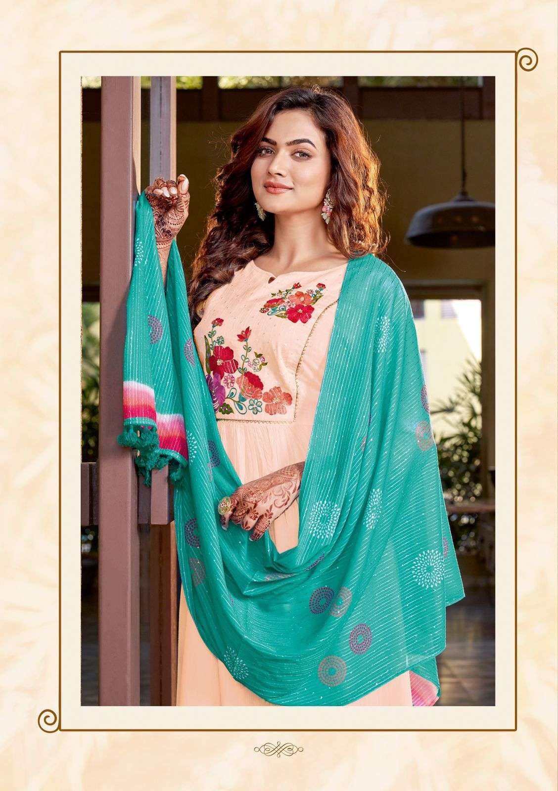 Mittoo Kiara Rayon with fancy Embroidery work Readymade suits Collection