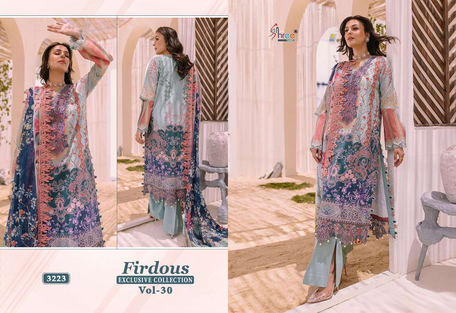 Shree fabs firdous exclusive collection vol 30 Cotton with fancy look ...