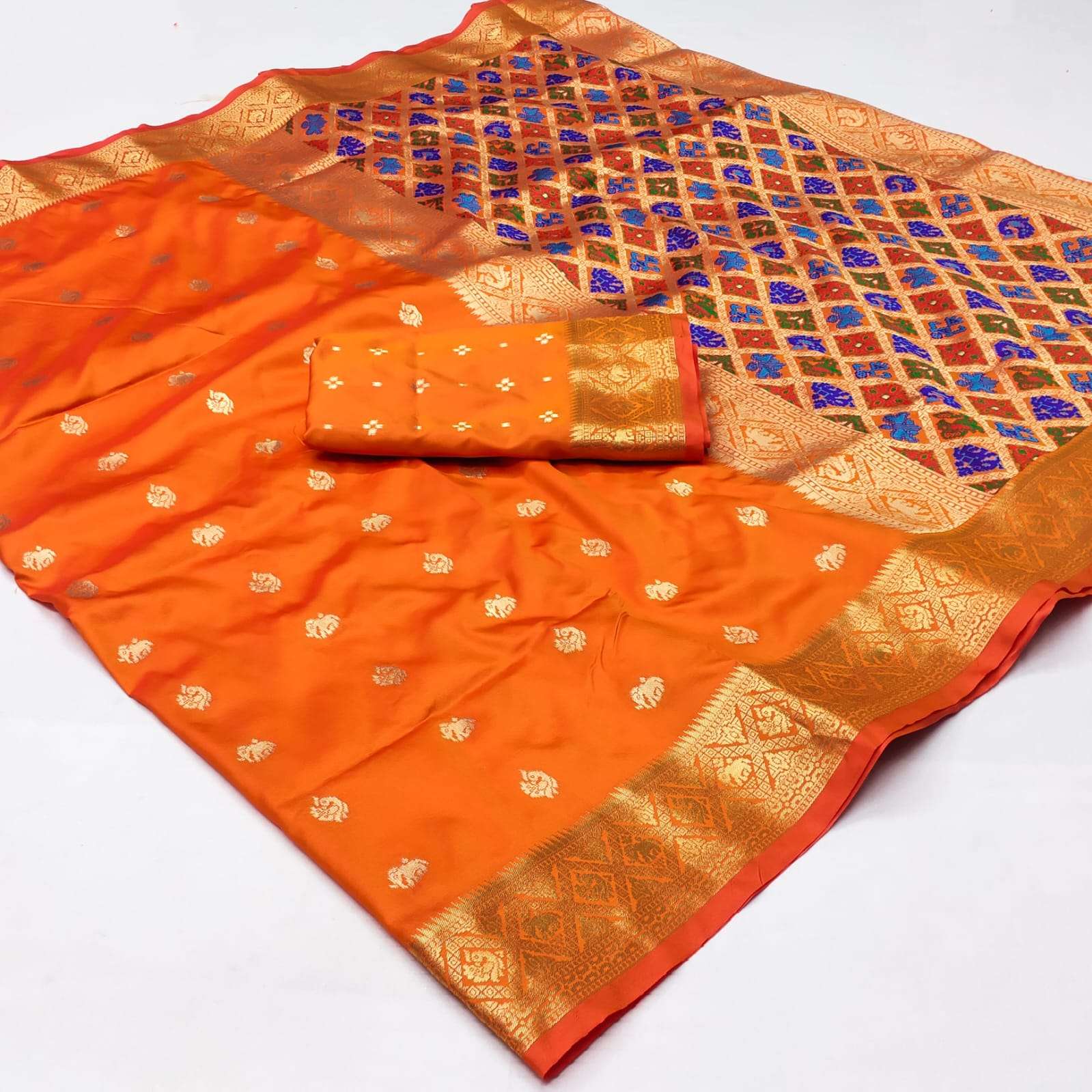 Elephant Pethani Silk with weaving traditional look saree collection at ...