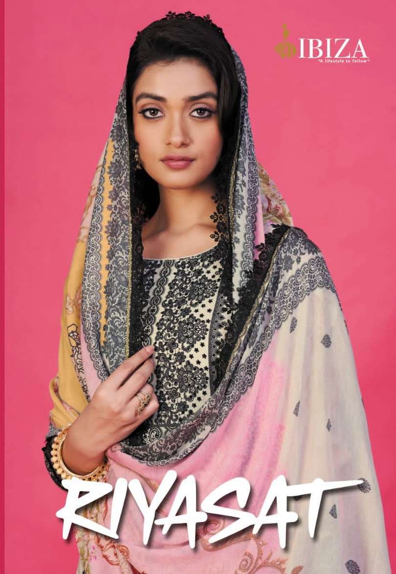 Ibiza Riyasat vol 1 Viscose Pashmina silk with fancy salwar kameez ...