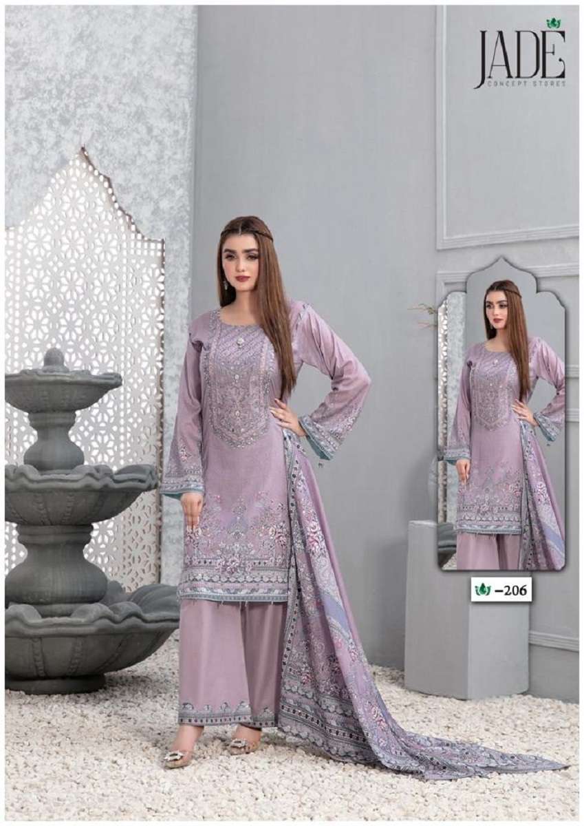 JADE CRIMSON VOL 2 Lawn Cotton with printed fancy Pakistani suits ...