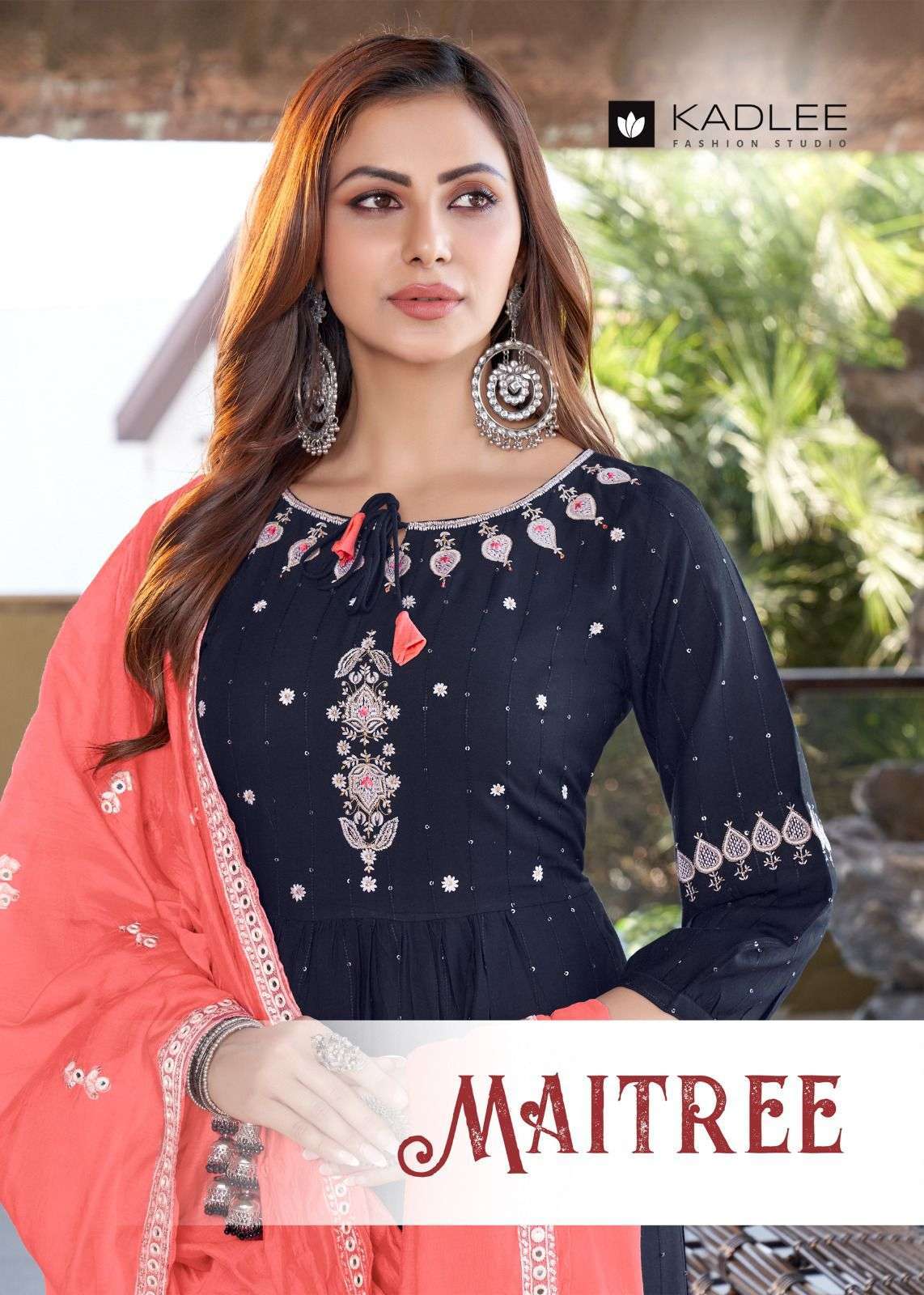 Kadlee Maitree Cotton Lycra With fancy Handwork Readymade suits ...