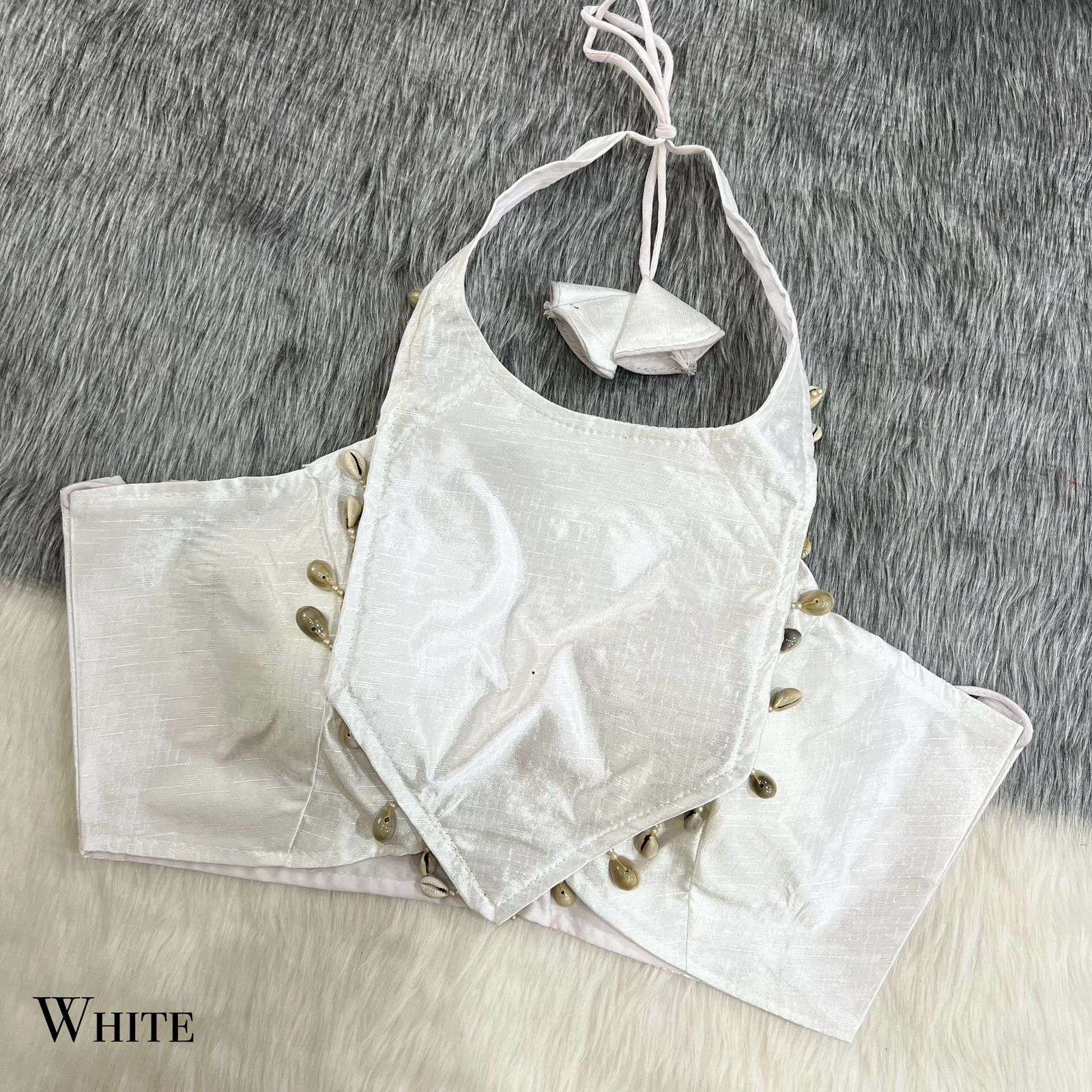 Navratri special Kaudi work Weastern style silk fabrics Fully stich ...