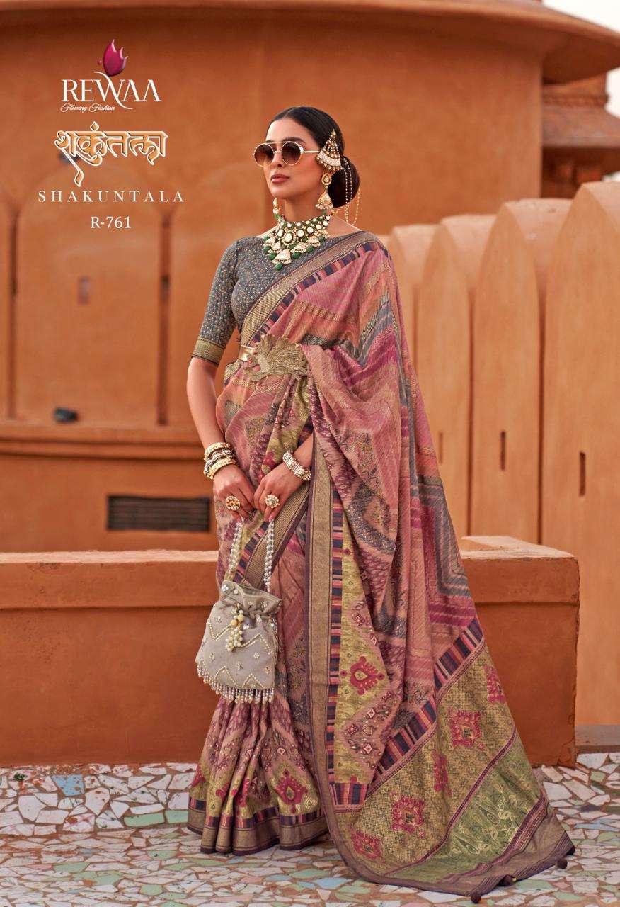 Rewaa fashion Shakuntala Soft Silk with Digital Printed Festival ...