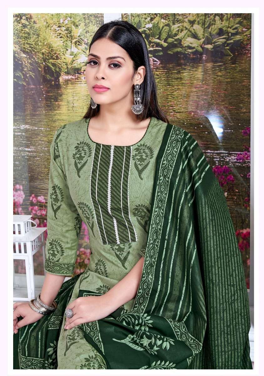 BALAJI BATTIK COTTON ART WORK VOL 4 Cotton with Batik Printed Salwar ...