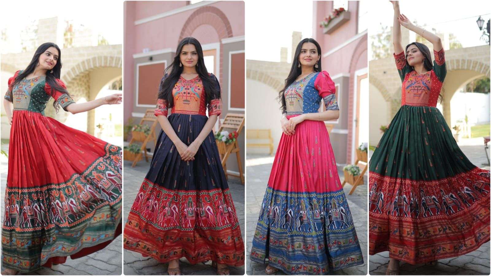 Festival Special Dola Silk with Traditional Patola Long Mother Douter ...