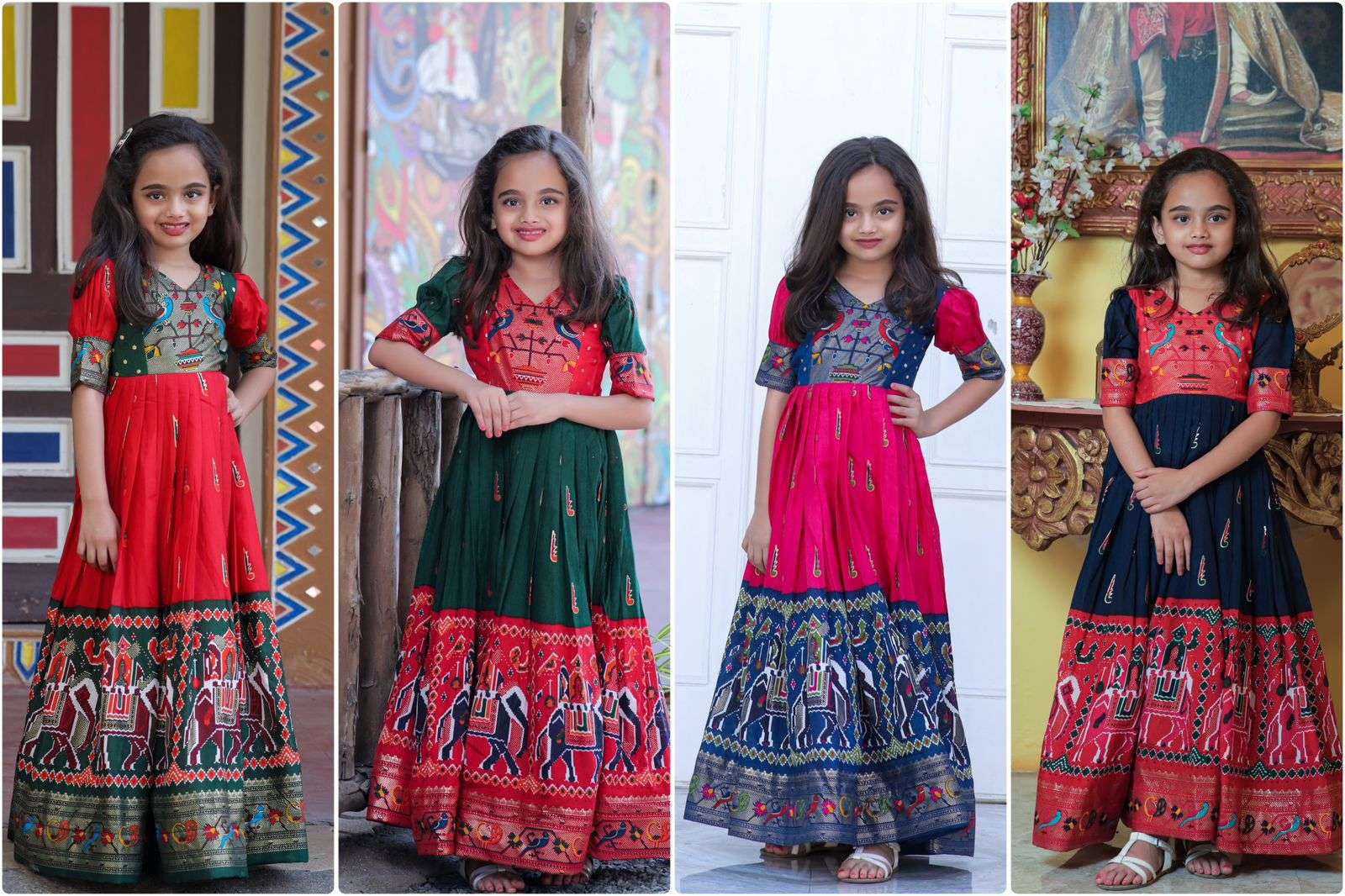 Festival Special Dola Silk with Traditional Patola Long Mother Douter ...