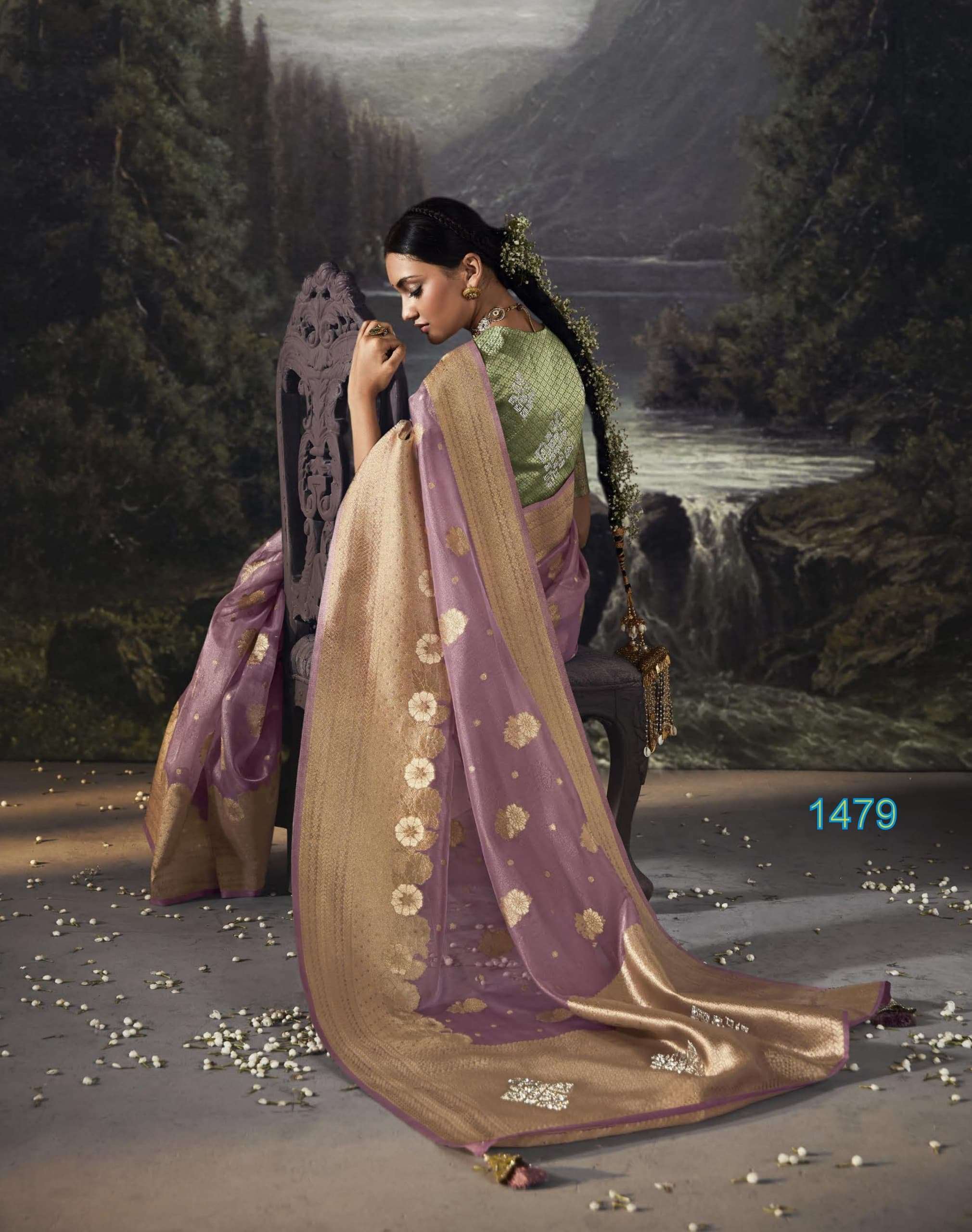 Kimora fashion Sunehri Raat Rani Best Organza With Rich look designer ...