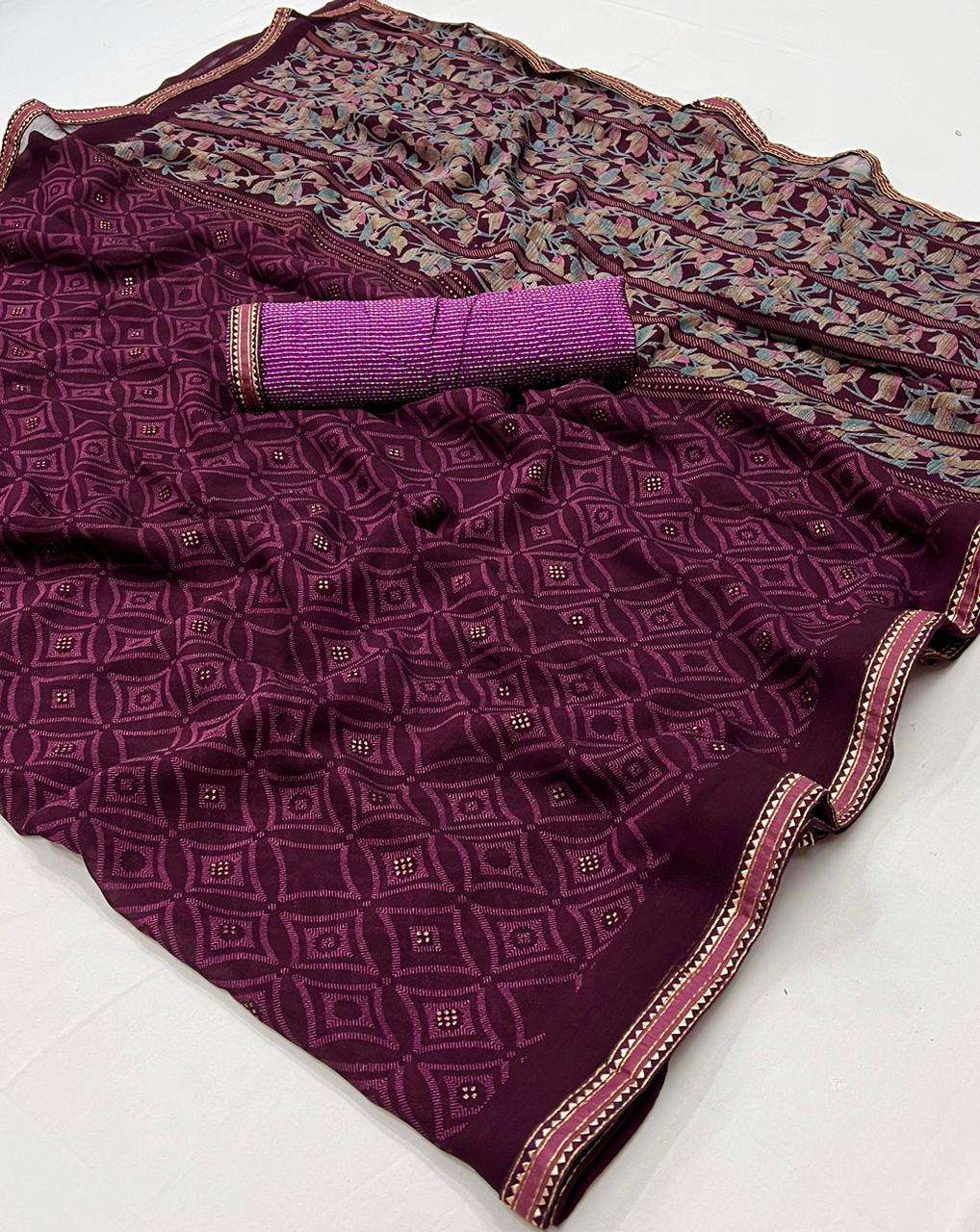 Lt fabrics kashvi Creation GRACE Brasso with fancy Saree collection at ...