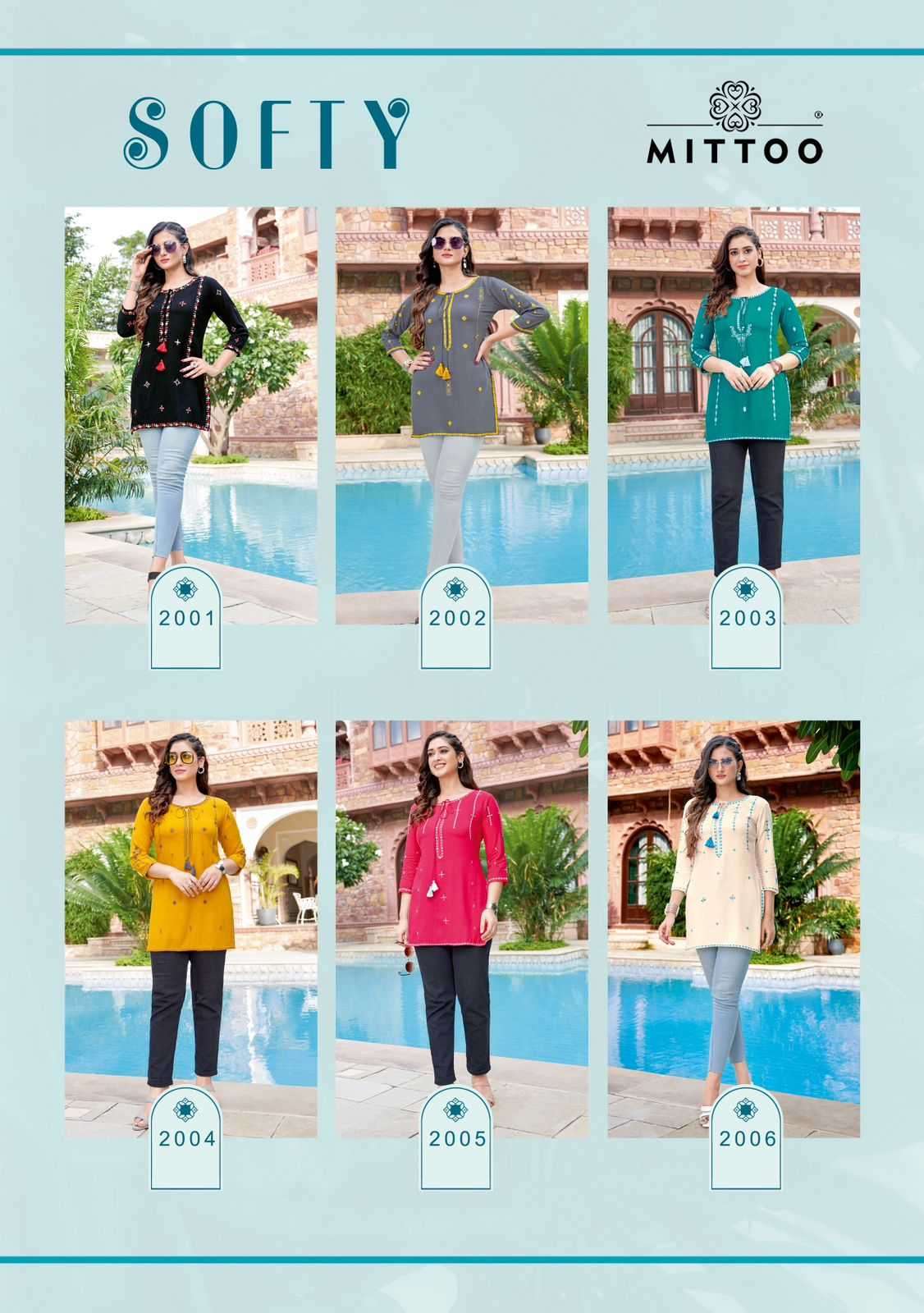 Mittoo Fashion Softy Rayon with fancy Tunic Style Kurti collection at ...