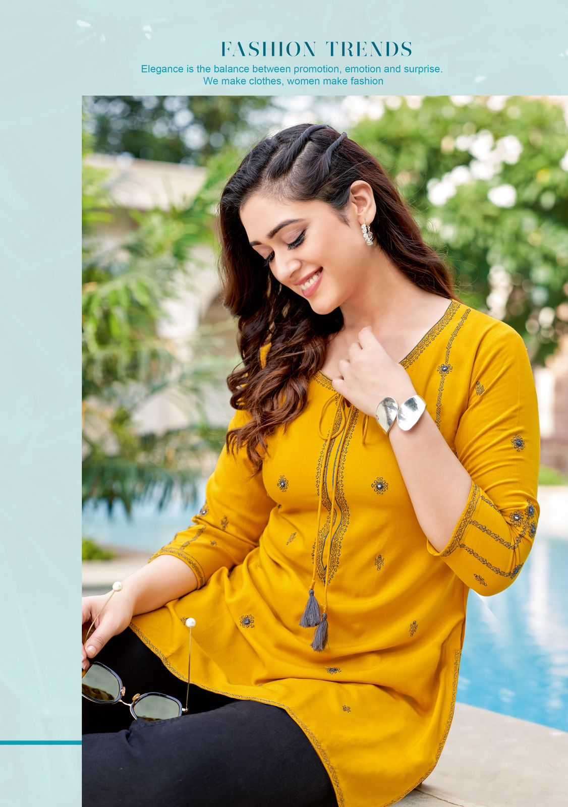 Mittoo Fashion Softy Rayon with fancy Tunic Style Kurti collection at ...