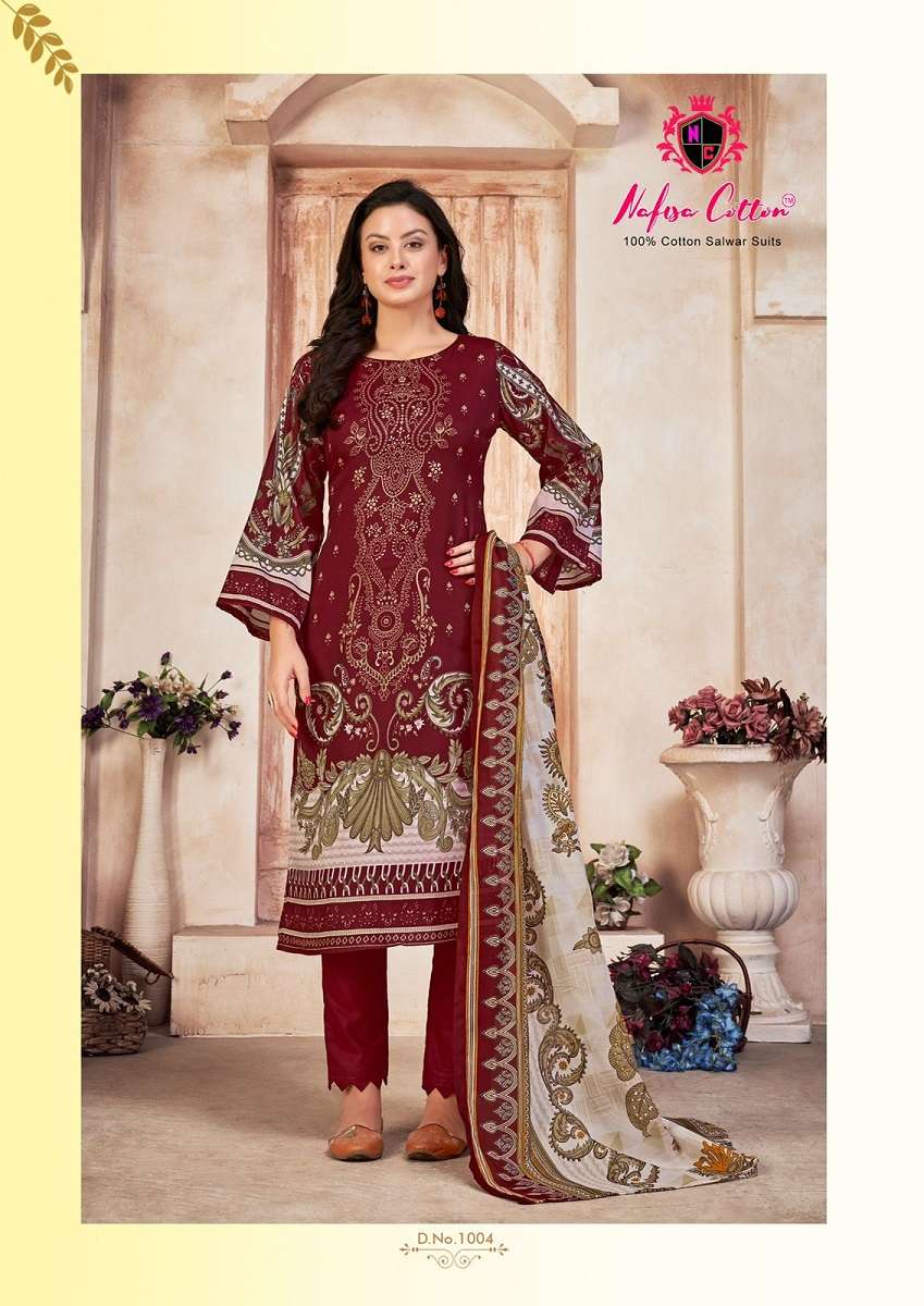 NAFISA MAHERA KARACHI Cotton with digital Printed Salwar kameez ...