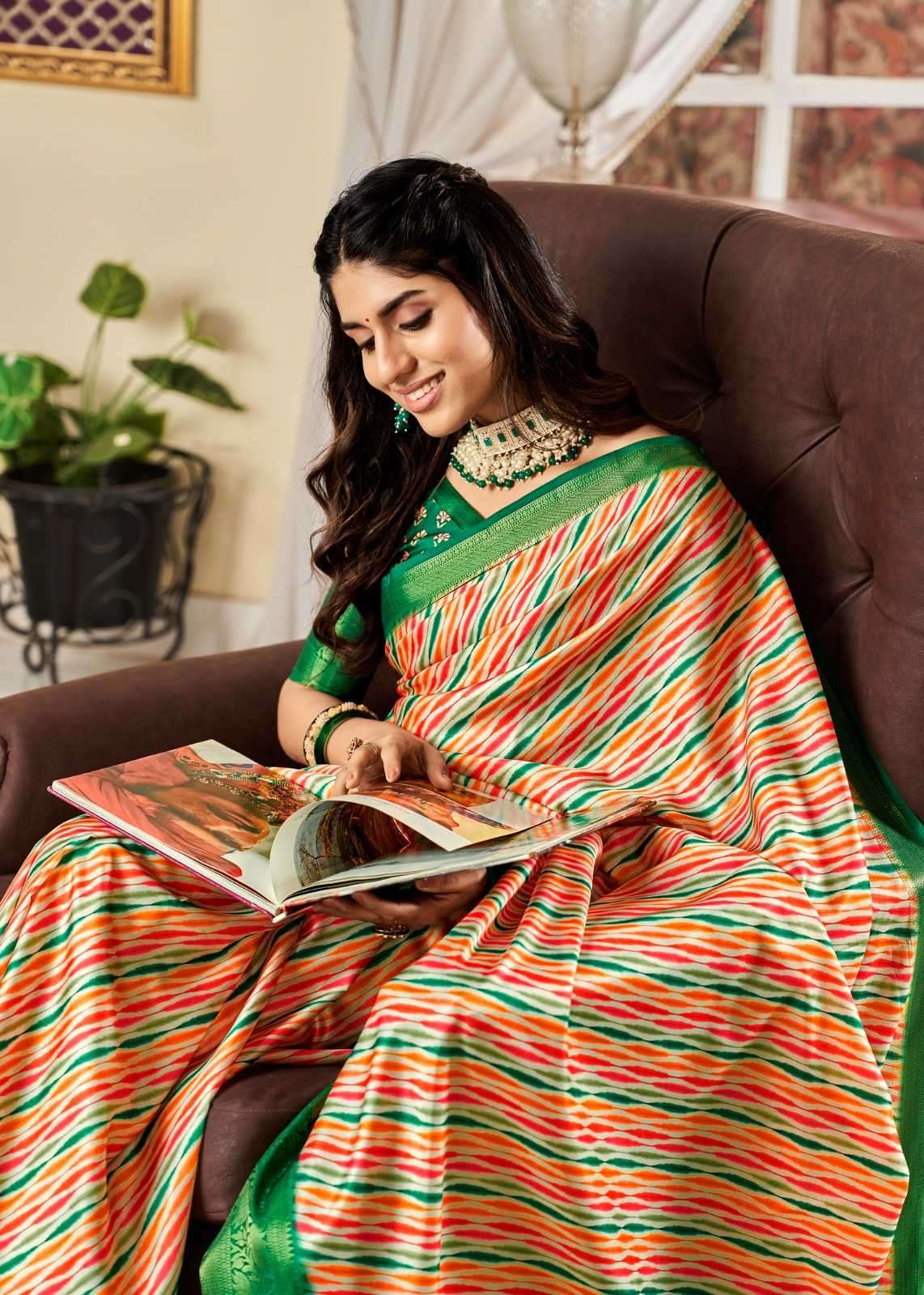 Rajpath Sunheri Satin Crepe With Digital Printed Fancy Saree collection ...