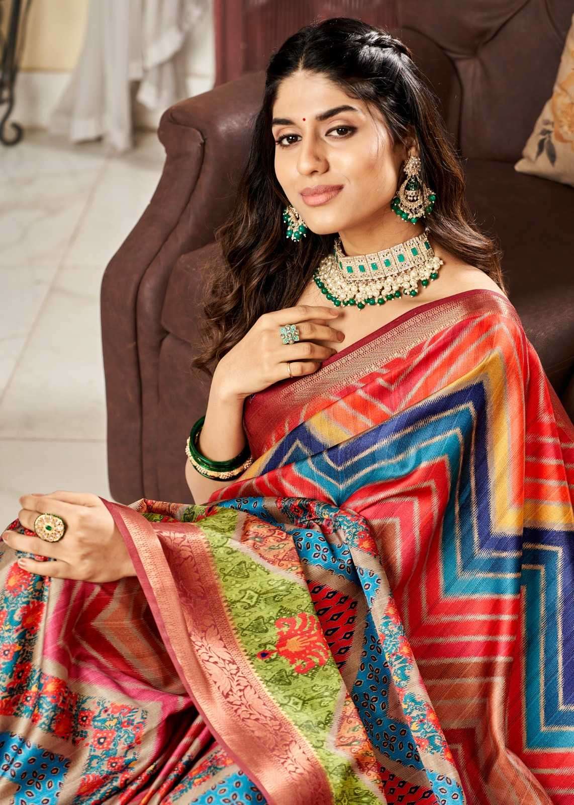 Rajpath Sunheri Satin Crepe With Digital Printed Fancy Saree collection ...
