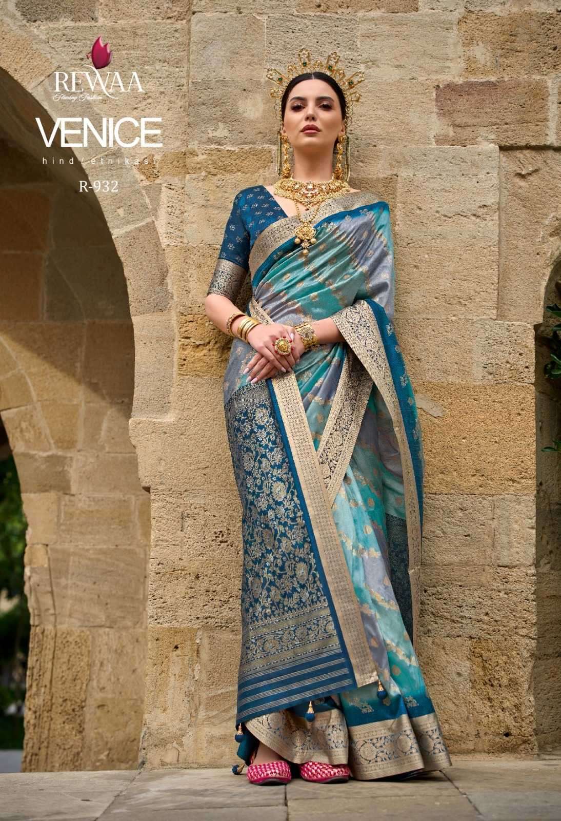 Rewaa fashion Venice Silk with Party wear look Fancy saree collection ...