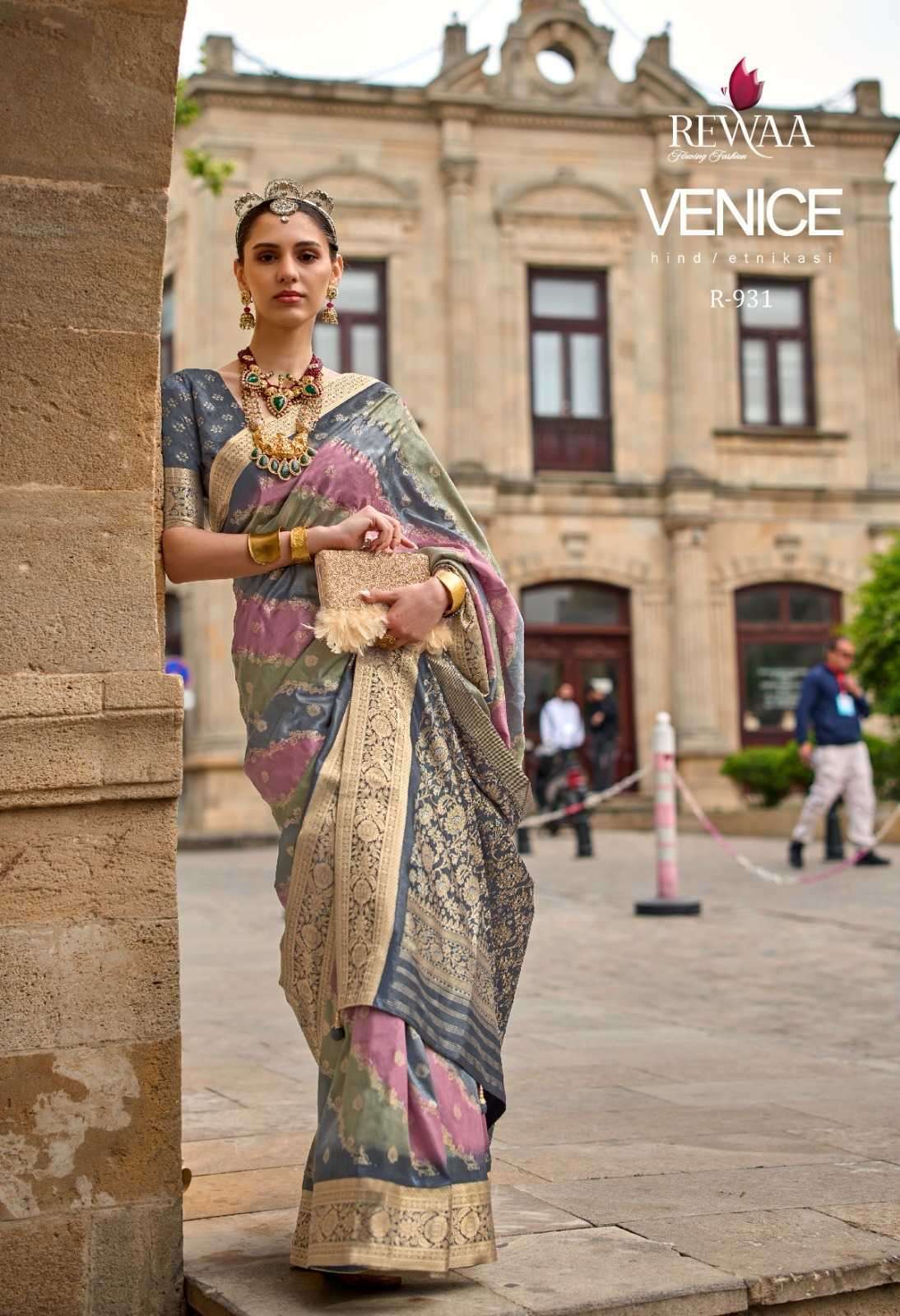 Rewaa fashion Venice Silk with Party wear look Fancy saree collection ...