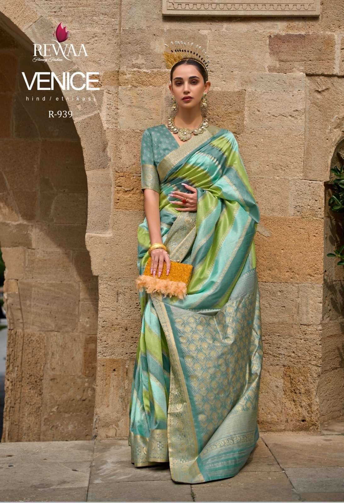Rewaa fashion Venice Silk with Party wear look Fancy saree collection ...